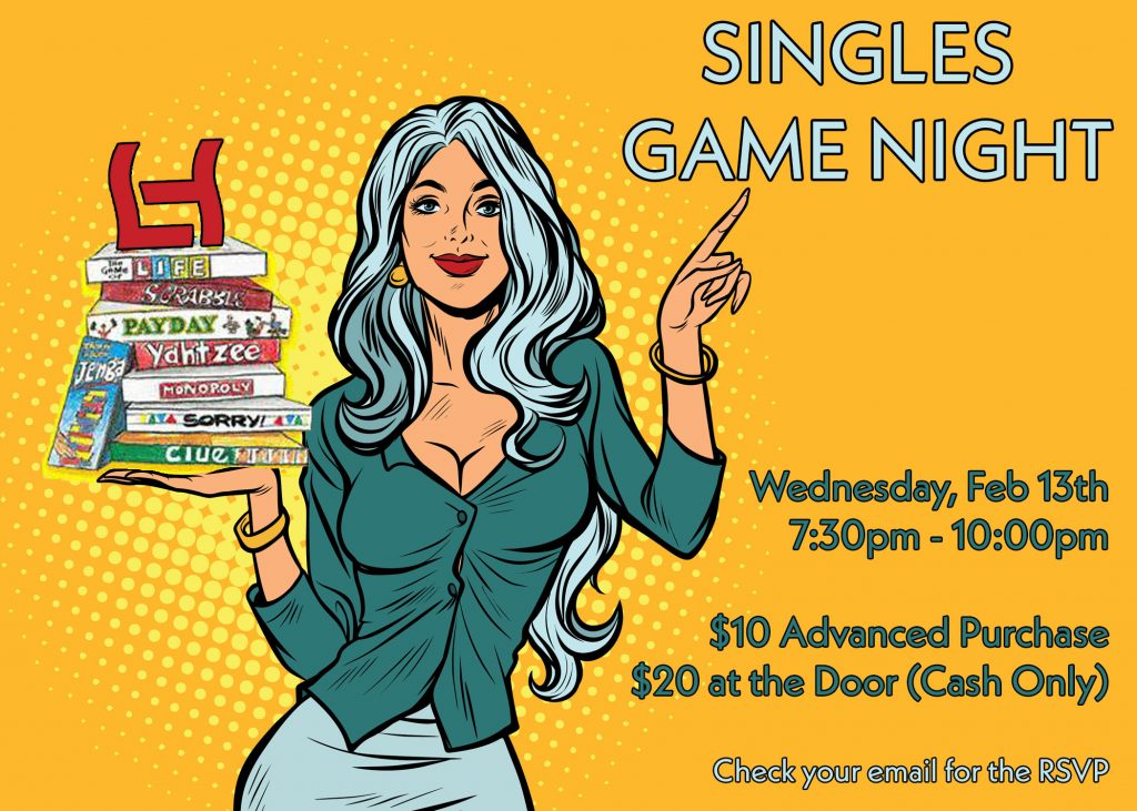 LH Singles Game Night Mixer - 333 Grand Street