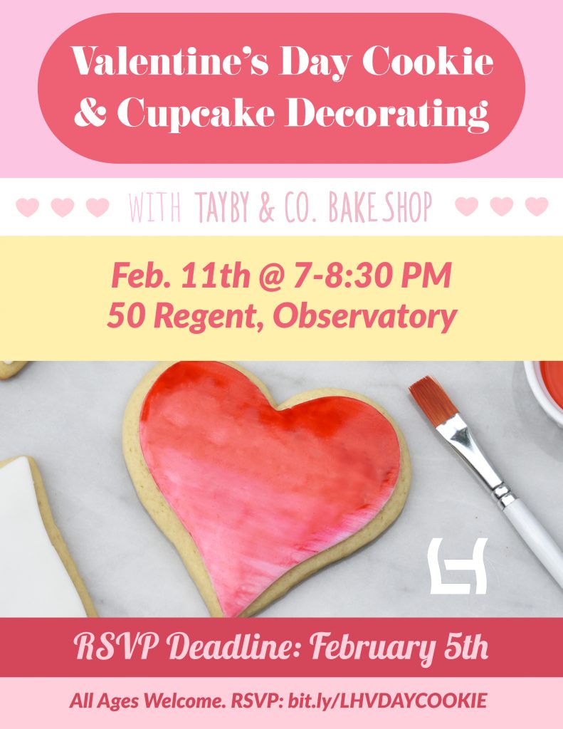 Valentine's Day Cookie & Cupcake Decorating Class - 333 Grand Street